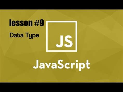 JavaScript DataType In Arabic 9 YouTube