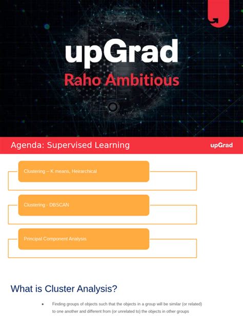 Un Supervised Learning Pdf Cluster Analysis Eigenvalues And Eigenvectors