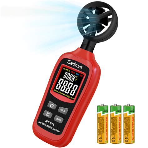 Handheld Anemometer Gedaye Digital Wind Speed Meter