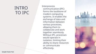 IPC Interprocess Communication Very Beneficial Pptx