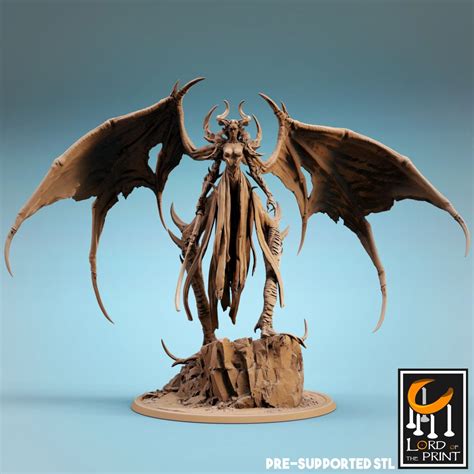 Demon Queen Miniature Lord Of The Print Infernal Daemon Of Slaanesh