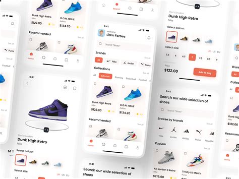 Ui Ux Design For Shoe E Commerce App By Mondal Sahil On Dribbble