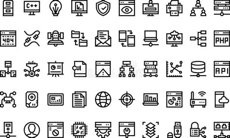Database And Servers Icons High Quality Vector Icons Collection With Editable Stroke Ideal For