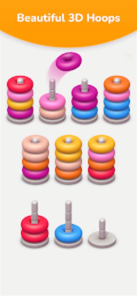 Color Sort 3d Hoop Stack для Android — Скачать