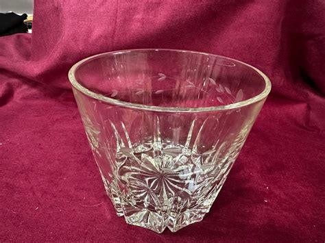 Vintage Crystal Ice Bucket By Princess House Heritage Barware Etsy