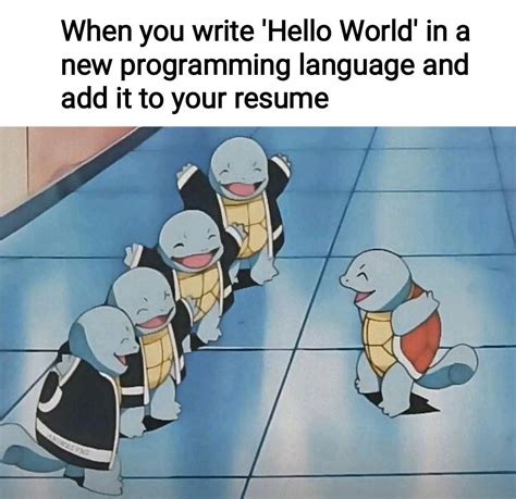 added to my resume after ten minutes of coding ·