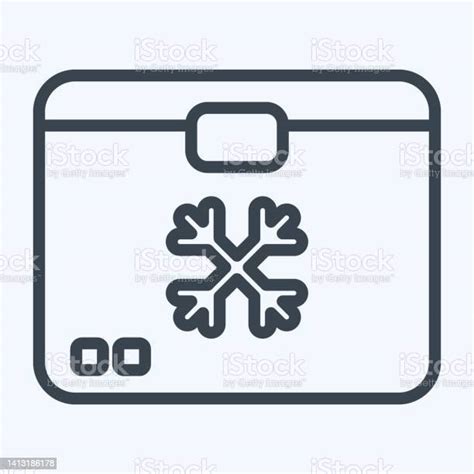 아이콘 냉동고 주방 가전 기호에 적합합니다 선 스타일 편집 가능한 간단한 디자인 디자인 템플릿 벡터 간단한 그림 기계류에 대한 스톡 벡터 아트 및 기타 이미지 Istock