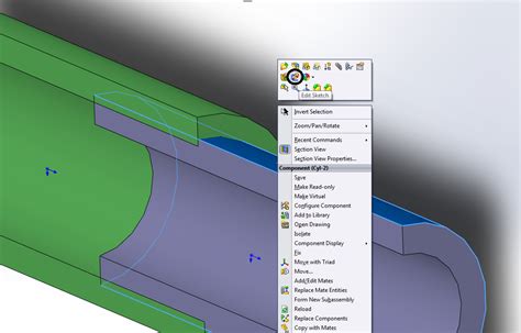 how to trim bodies in an assembly in solidworks grabcad tutorials