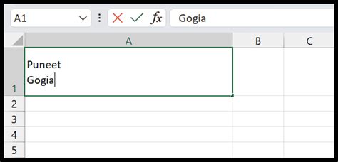 How To Add New Line In A Cell In Excel Line Break