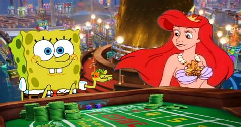 Spongebob And Ariel Plays Craps By Jakeyfrollogothel On Deviantart