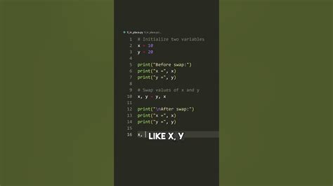 How To Swap Variables In Python Youtube