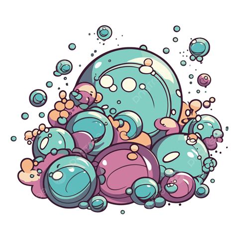 거품 클립 아트 거품 만화 손으로 그린 그림 벡터 샴페인 클립 아트 만화 Png 일러스트 및 벡터 에 대한 무료 다운로드 Pngtree