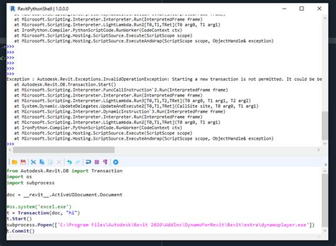Opening Dynamo Player PyRevit Forums