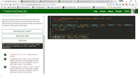 FreeCodeCamp Challenge Guide Word Blanks Guide The FreeCodeCamp Forum