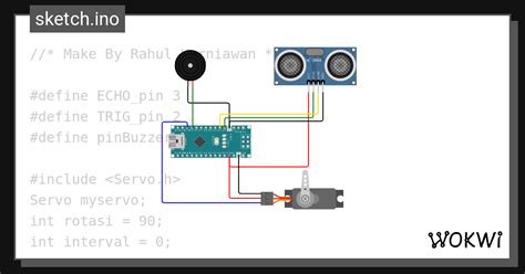 Sistem Palang Pintu Kereta Arduino Nano Wokwi ESP32 STM32 Arduino