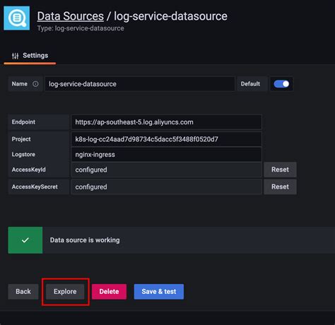 Langkah Langkah Menambahkan Alibaba Cloud Log Service Di Grafana Self Hosted Sebagai Data Source