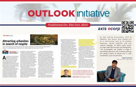 Axis Ecorp Real Estate Developers On Linkedin Outlookmagazine Axisecorp Discussing