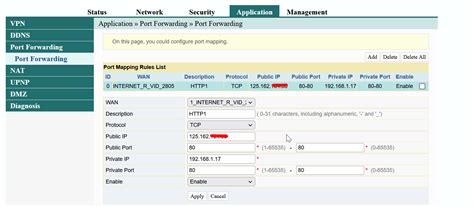 Web Server Using Ip Public Set As Port Forwarding At Wifi Modem Can Not Work Networking