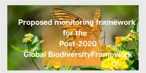 Proposed Monitoring Framework For The Post 2020 Global Biodiversity Framework System Of