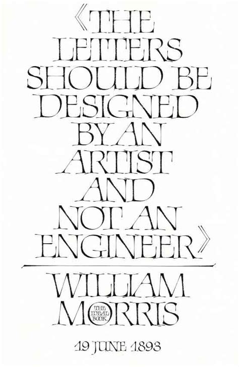 William Morris Lettering William Morris Quote William Morris