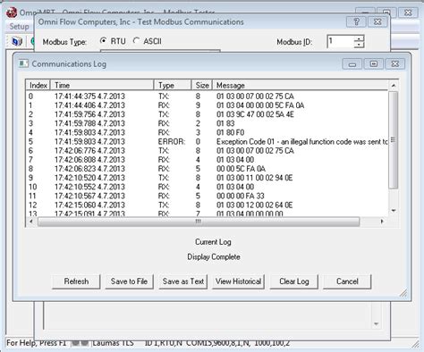 TEST MODBUS Master terminály pro PC 2 Omni Automatizace HW cz
