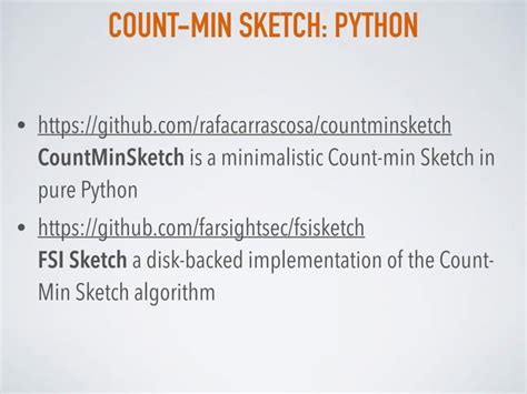 Probabilistic Data Structures Part 3 Frequency Pdf