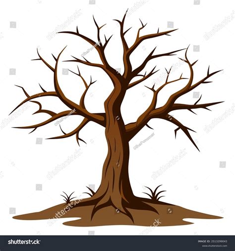 Tree No Leaves Clip Art Tree No Leaves Svg Etsy