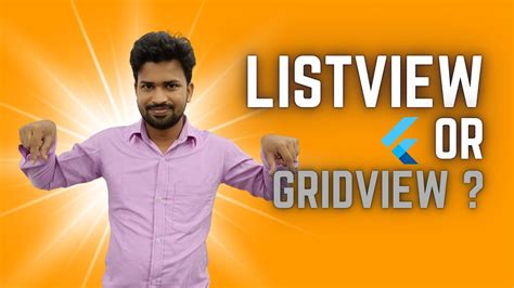 Flutter Listview Vs Gridview Builder By Sudish Youtube