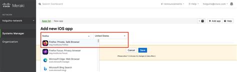 Configure Anyconnect Perapp Vpn For Ios With Meraki System Manager Cisco