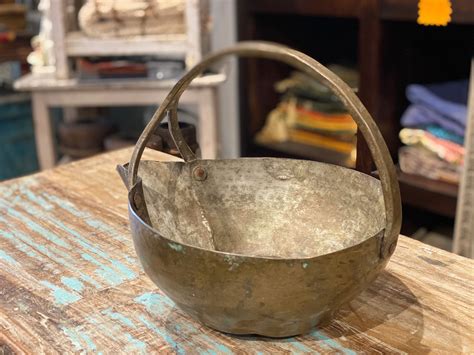 Vintage Brass Container
