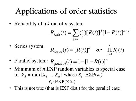 ppt continuous random variables and reliability analysis powerpoint