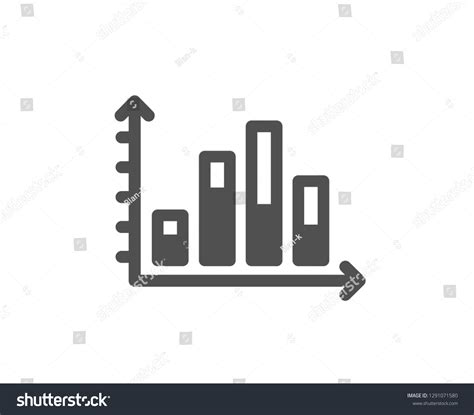 Diagram Graph Icon Column Chart Sign Stock Vector Royalty Free 1291071580 Shutterstock