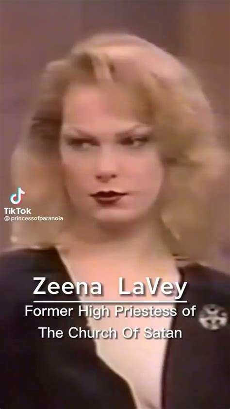Tiktok Zeena Lavey Former High Priestess Of The Church Of Satan Ifunny