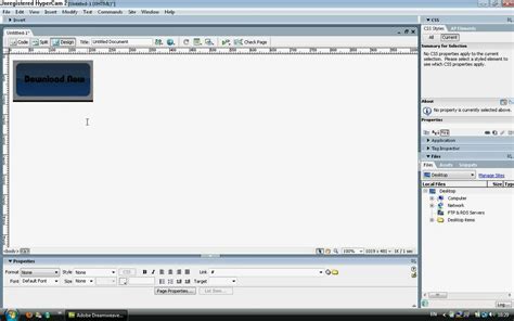 Dreamweaver Cs3 Rolloverhover Affect Youtube