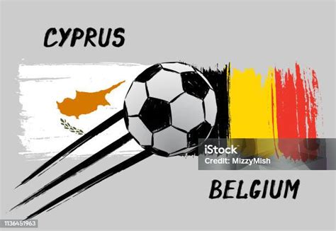 키프로스와 벨기에의 국기유로 축구 선수권 대회 자격에 대 한 아이콘그런 지 0명에 대한 스톡 벡터 아트 및 기타 이미지 0명 2020년 Championship