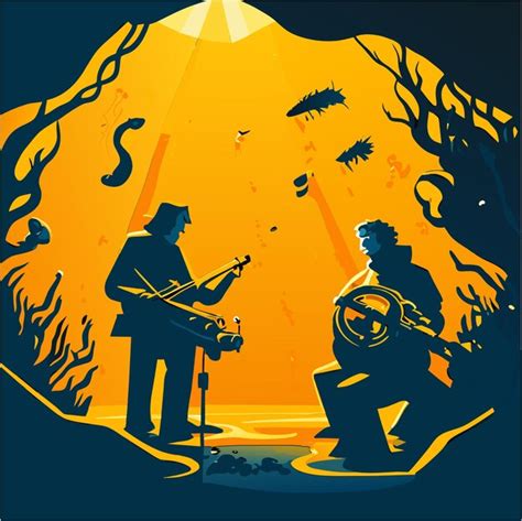 Premium Vector Bioluminescent Serenade Mysteries Of The Oceans Abyss