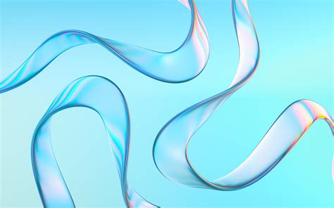 3d Background Wallpaper 4k Cyan Glass Light
