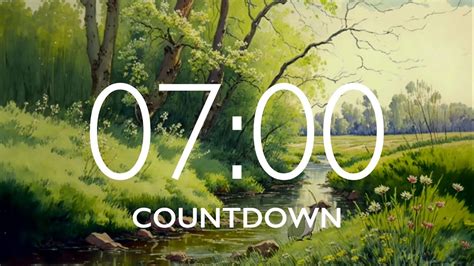 7 Minute Timer With Relaxing Music And Alarm 🎵⏰ Youtube Music