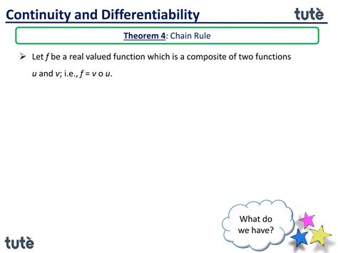 Continuity And Differentiability Differentiation Introduction Chain Rule Pptx