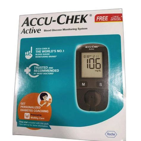 2mmoll Accu Chek Blood Glucose Monitoring System 7 Days 1 Glucometer At Rs 800box In New Delhi