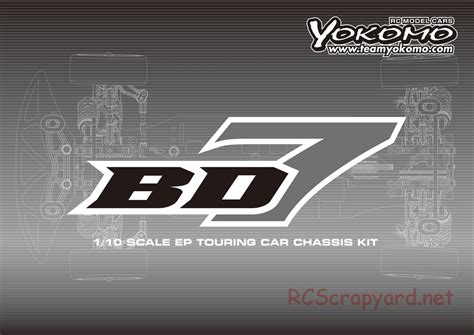 Yokomo MR TC BD Instruction Manual MRTC BD RCScrapyard Radio Controlled