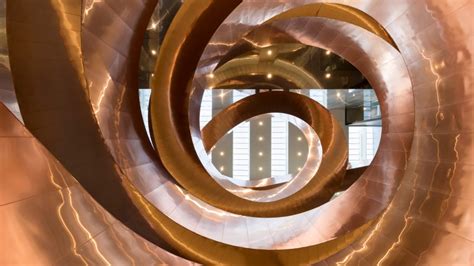 Velux Skylights Illuminate Copper Double Spiral Staircase In Cebras