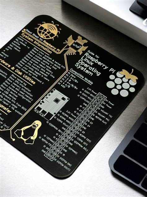 Raspberry Pi Linux Coaster Circuit Board Design Tech Enthusiast Desk Decor Durable Pcb With
