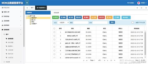 主数据管理平台功能模型介绍主数据模型 Csdn博客