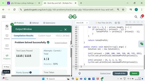 tanuja rambha on linkedin geeksforgeeks gfg160 day6 problemsolvingdaily codingjourney…