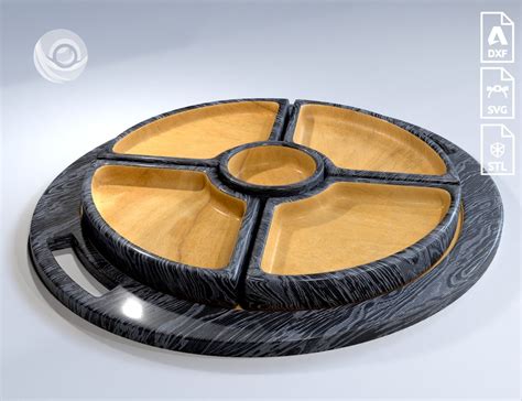 Set Of Custom Rolling Tray Cnc Router Files STL D Print Files Router