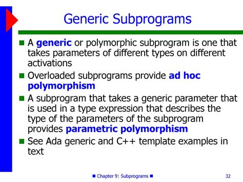 subprograms in text chapter ppt download