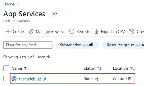 Set Configuration In Azure Using App Service Thecodebuzz