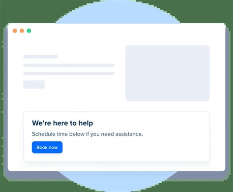 Embedded Scheduling Page Calendly
