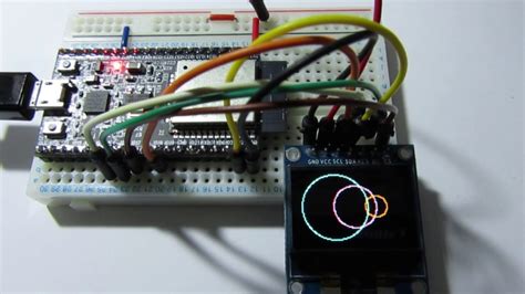 Oled Ssd1331 Demo Esp32 Esp Wroom 32 Youtube